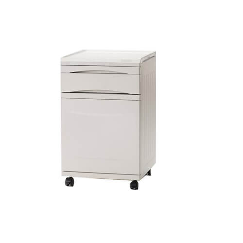 Buró hospitalario con ruedas, marca Bame, BAM-BPA