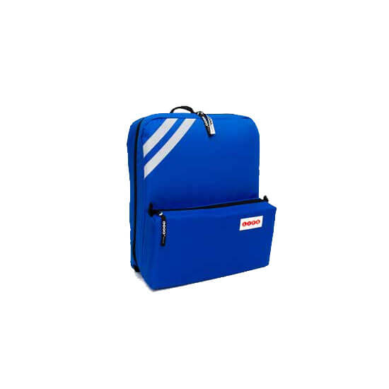 Mochila de espalda First Aid vacío azul rey, marca Life Mexico, LMX-146
