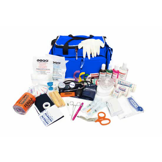 Botiquín mochila Medimed equipado azul rey, marca Life Mexico, LMX-164