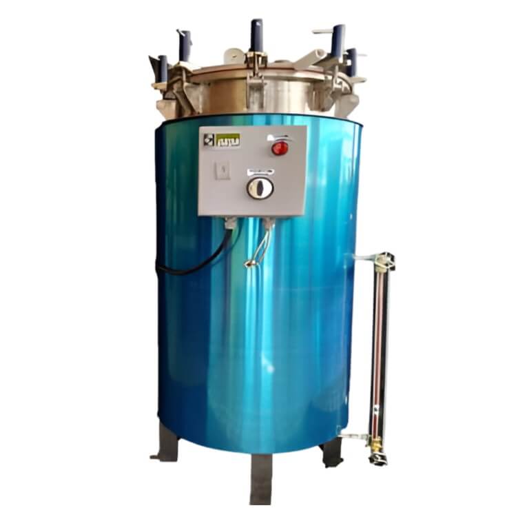Autoclave vertical manual de vapor autogenerado capacidad 120 litros ...