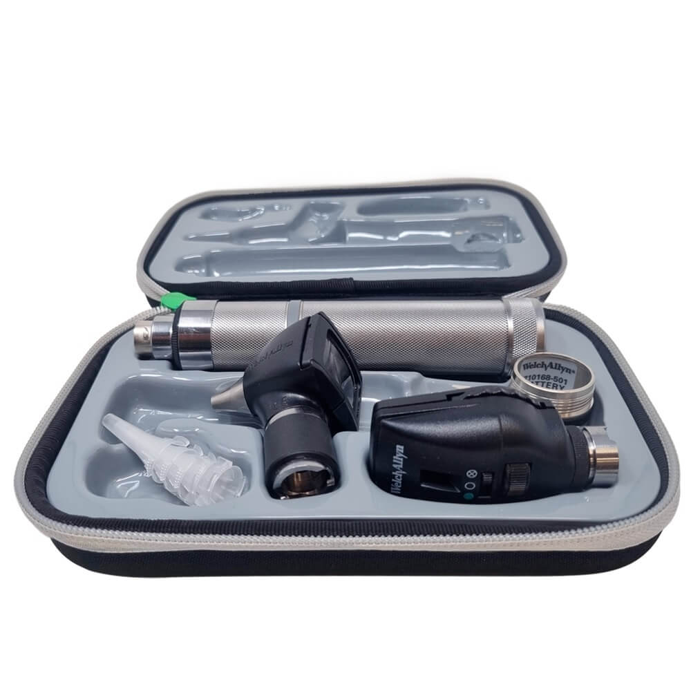 Estuche de diagnóstico recargable halógeno 3.5V con oftalmo coaxial y ...