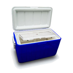 Termo hielera de 45 litros para transporte de vacunas, marca AIRHO, AIR ...