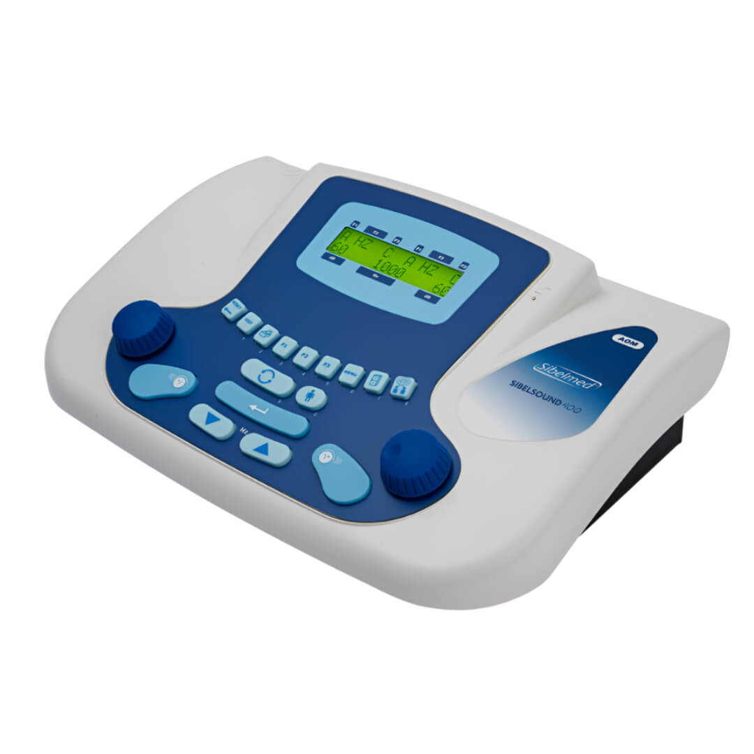 Audiómetro SibelSound 400 AOM +, marca Sibelmed, SIB-01377