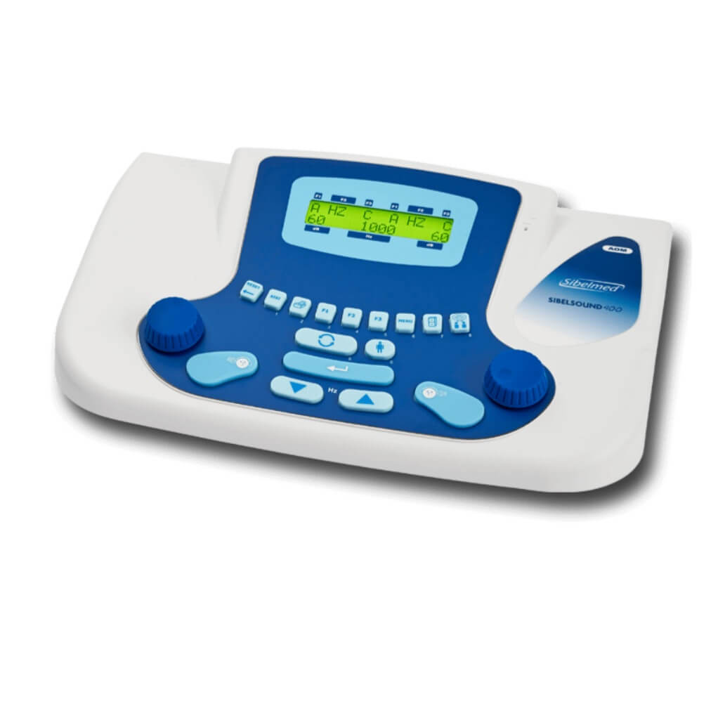 Audiómetro SibelSound 400-AOM, marca Sibelmed, SIB-01381