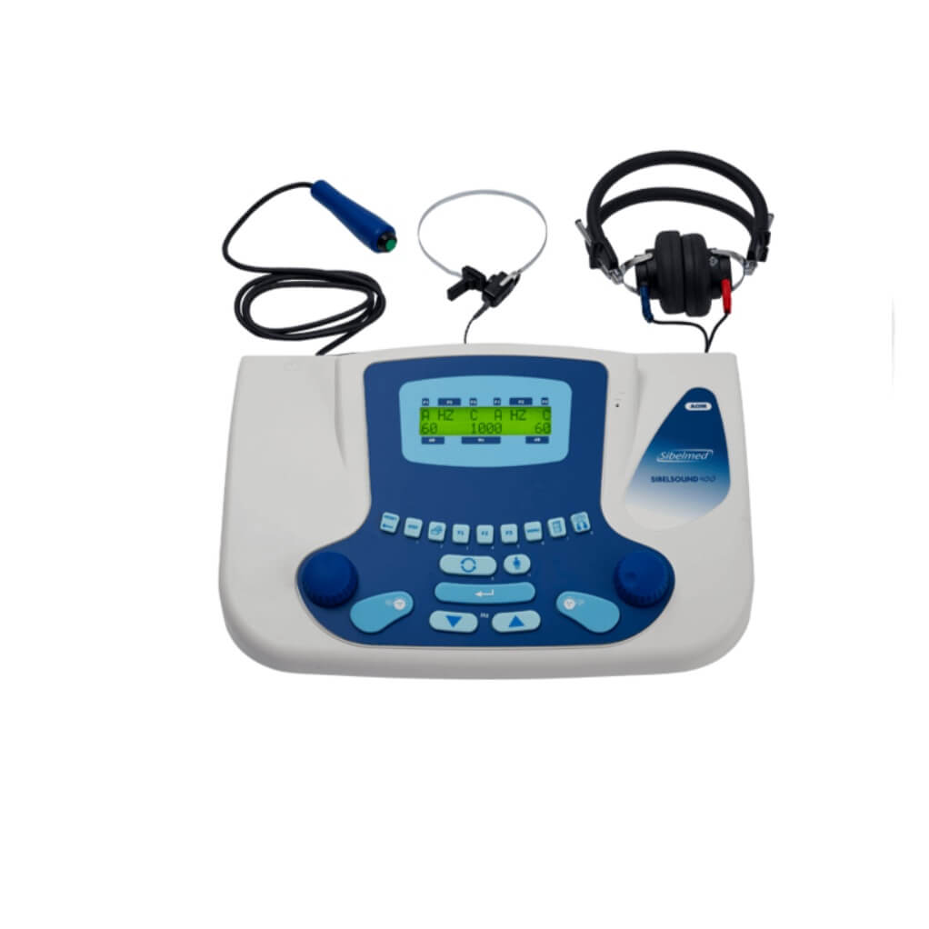 Audiómetro SibelSound 400-AOM, marca Sibelmed, SIB-01381